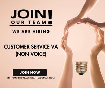 Join Our Team | Initium Virtual Assistance Services